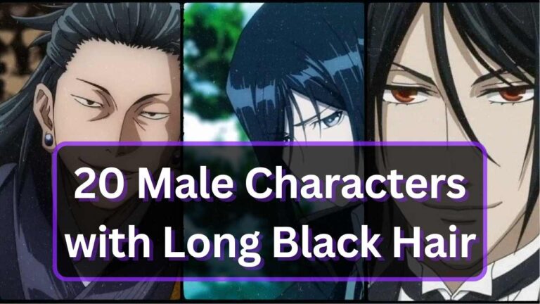 Top 20 Iconic Male Anime Characters With Long Black Hair
